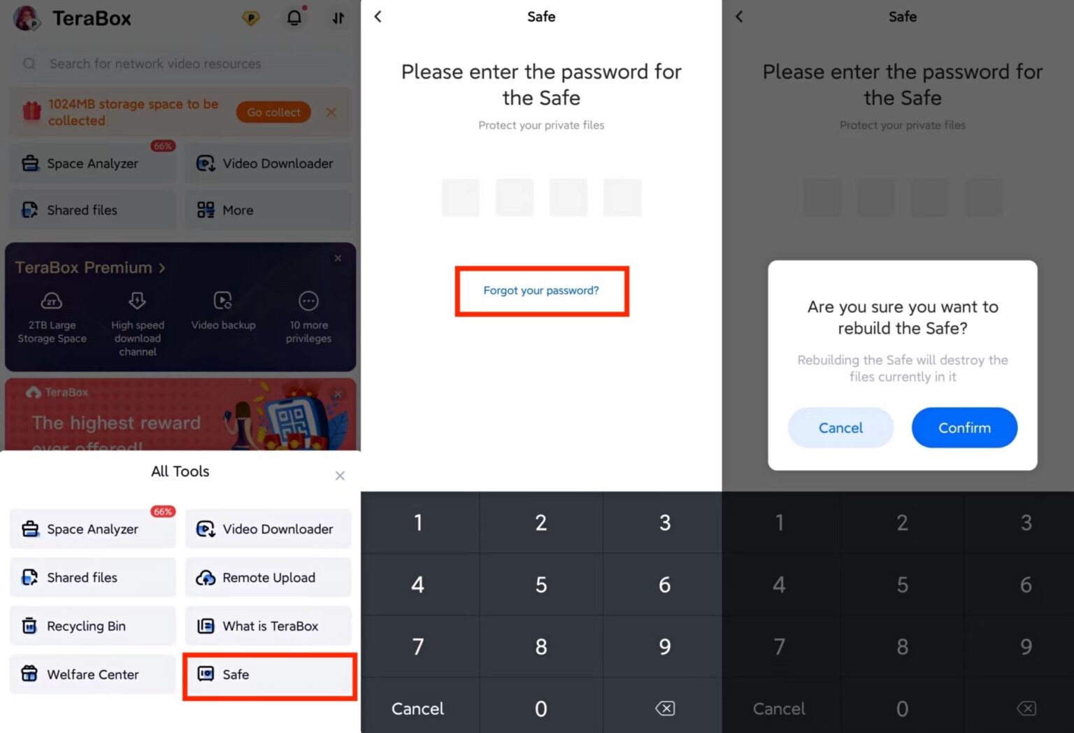 How To Change My Password On TeraBox?