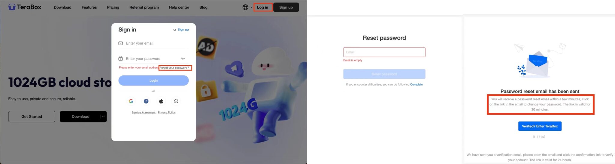 How To Change My Password On TeraBox?
