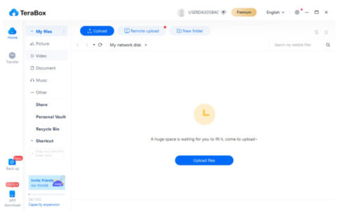 How To Upgrade Cloud Storage In TeraBox?