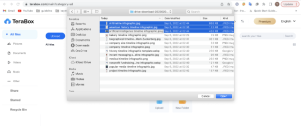 Step-by-Step Guide: How To Upload Photos To TeraBox?