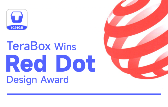 Celebrating With Us: TeraBox Wins Red Dot Design Award And Beyond