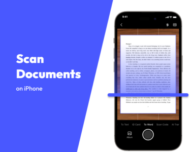 How To Scan Documents On IPhone With TeraBox?