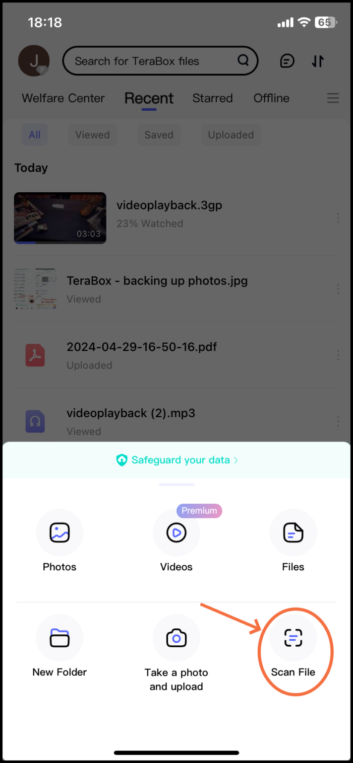How To Scan Documents On IPhone With TeraBox?