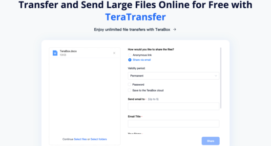 Need To Share Big Files? Make It Easy With TeraBox Transfer